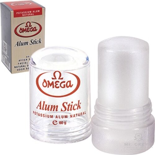 Натуральные квасцы Omega Alum Stick 60g. Купить товары для бритья в ...